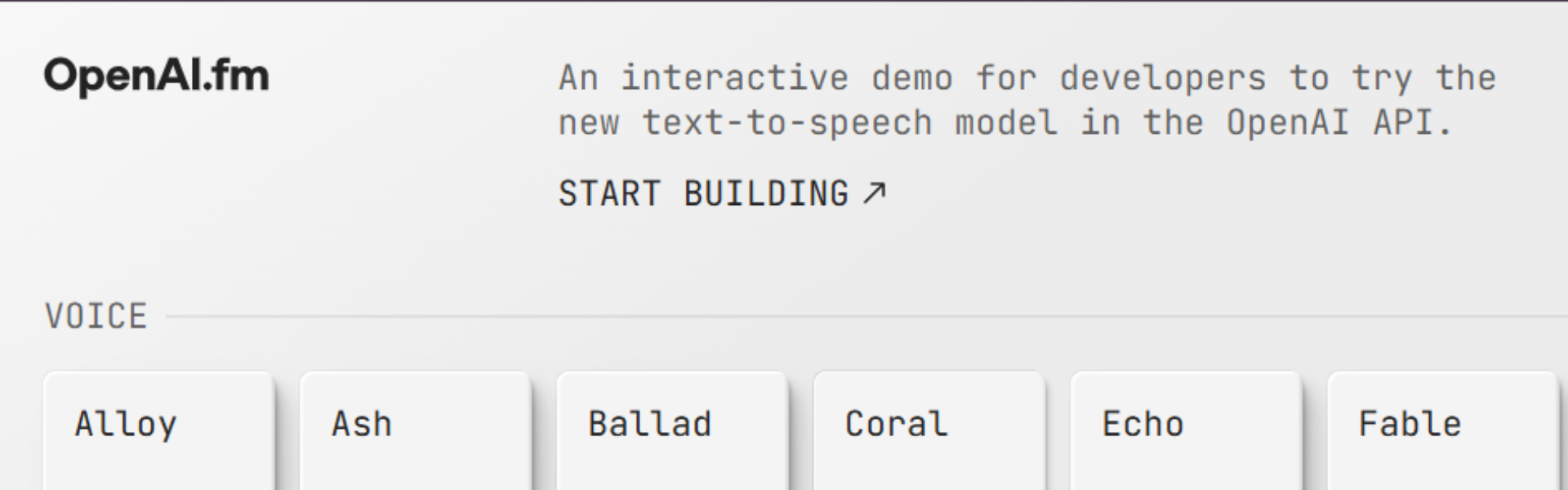 OpenAI.fm : donnez vie à vos textes avec l’IA vocale | IAPOURTOUS
